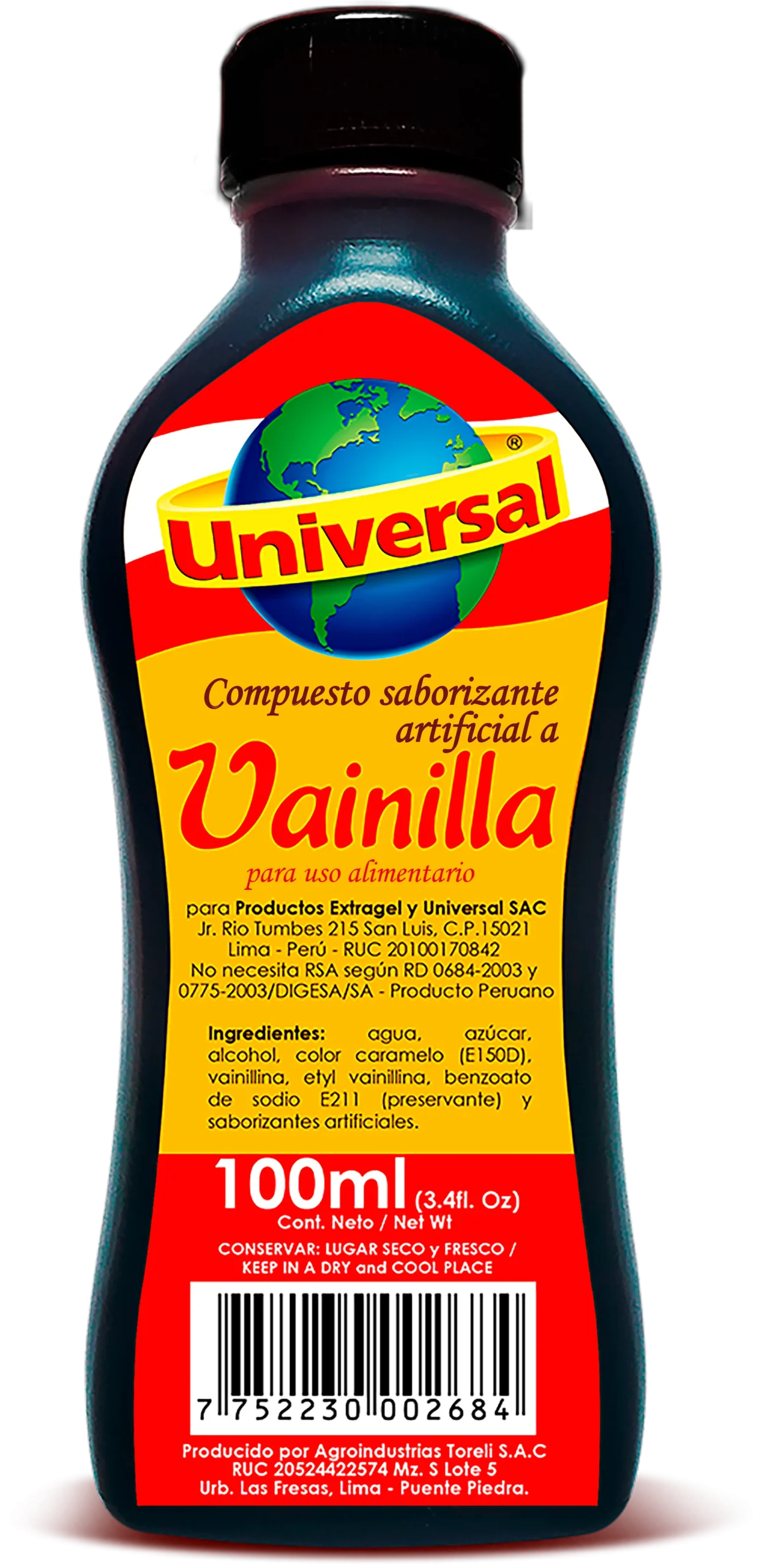 Esencia de Vainilla 100mL - Universal