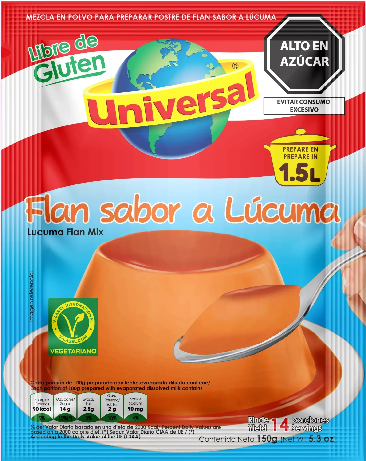 Flan Lúcuma 150g - Universal